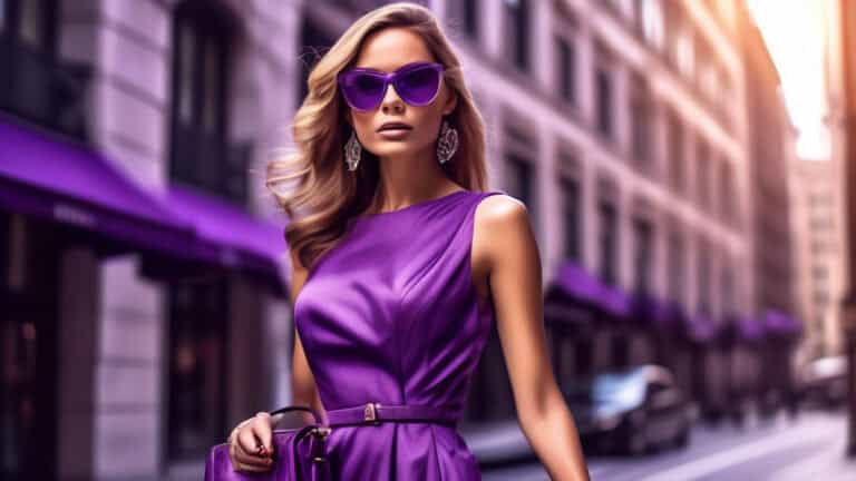 340+ Purple Dress Captions and Quotes to Elevate Your Fashion Game