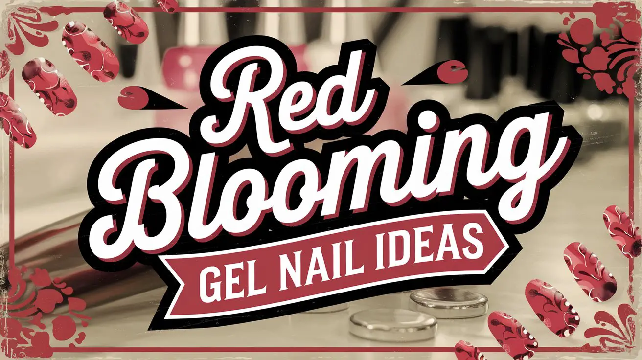 Red Blooming Gel Nails Designs to Transform Your Next Mani Into a Total ...