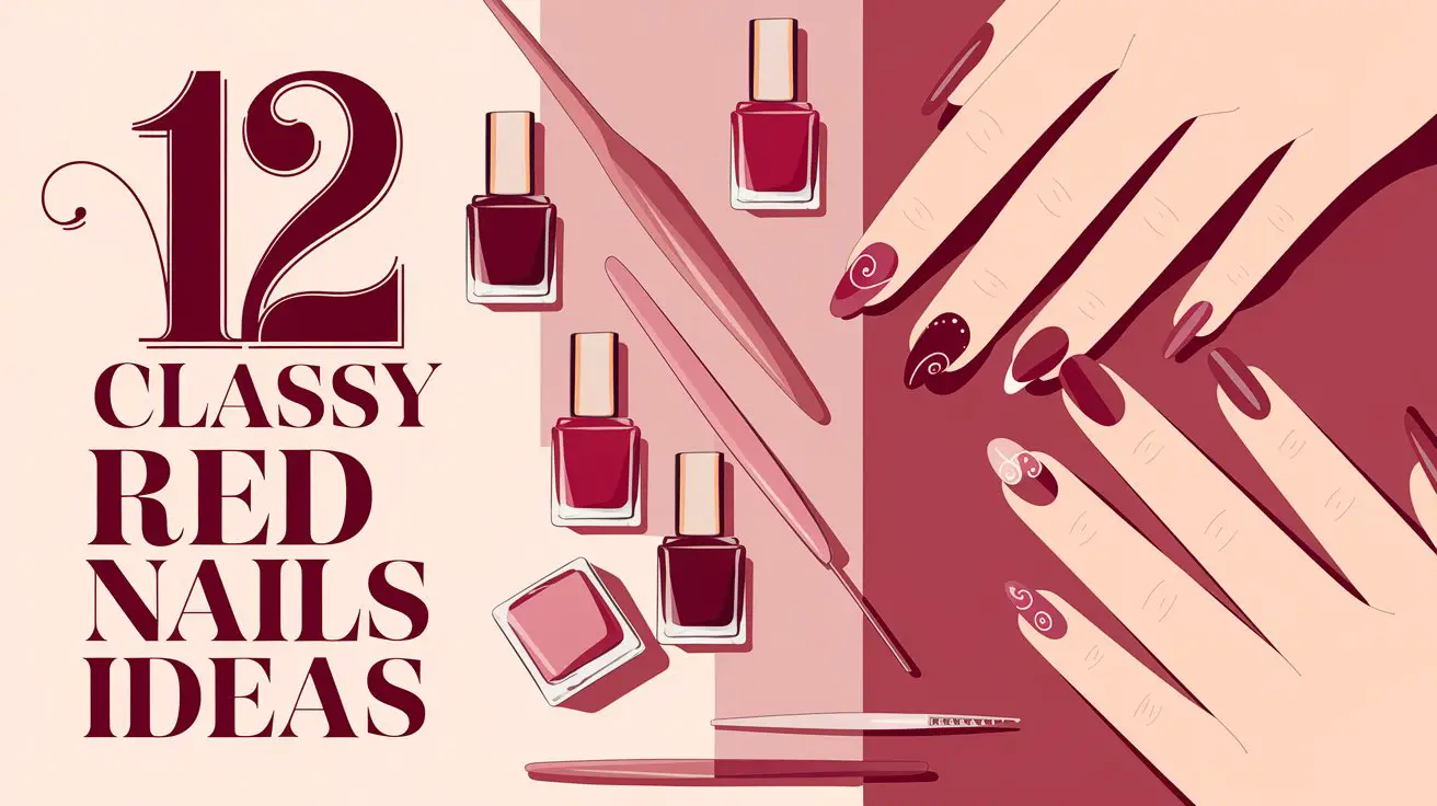 Classy Red Nails Ideas That Scream Sophistication (12 Designs You Need ...