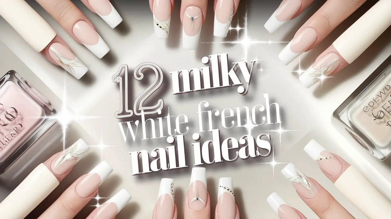 Milky White French Nails That Are Having Their Main Character Moment ...