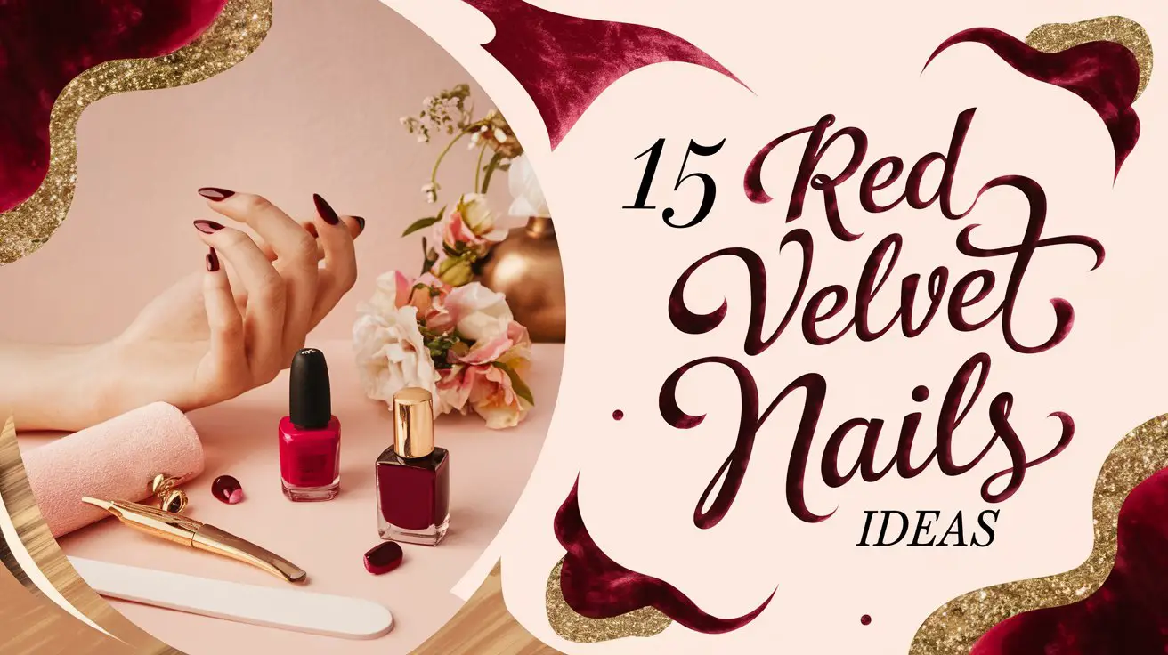 Red Velvet Nails Ideas That'll Make You The Most Complimented Person In ...